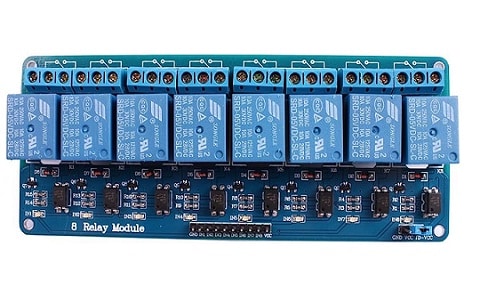 5V Eight Channel Relay Module : Datasheet & Its Working