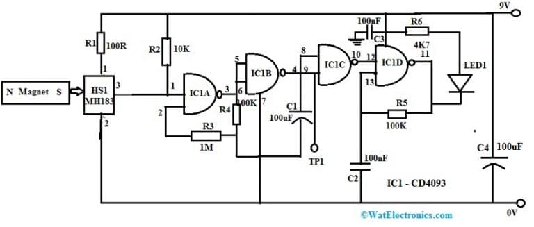 Door Sensor : Circuit, Working, Types and Its Applications