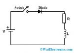 Freewheeling Diode or Flyback Diode : Circuit, Working & Its Applications