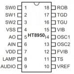 HT8950 IC : Pinout, Datasheet & Its Working