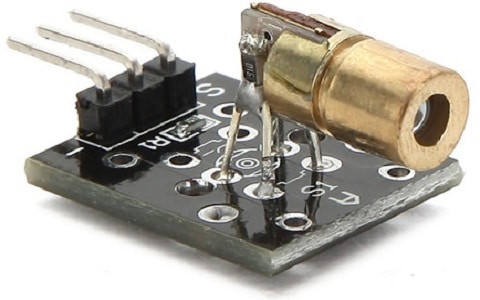 KY-008 Laser Module : PinOut, Datasheet & Its Working