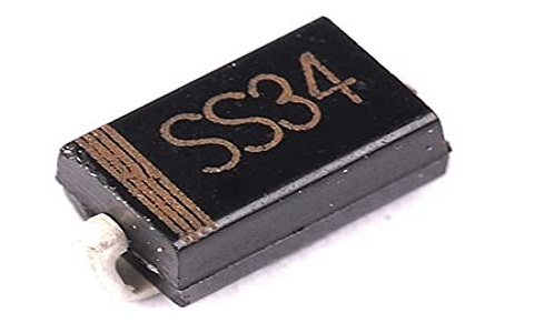 SS34 Schottky Diode : Datasheet & Its Working