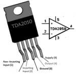 TDA2050 IC : PinOut, Datasheet & Its Working